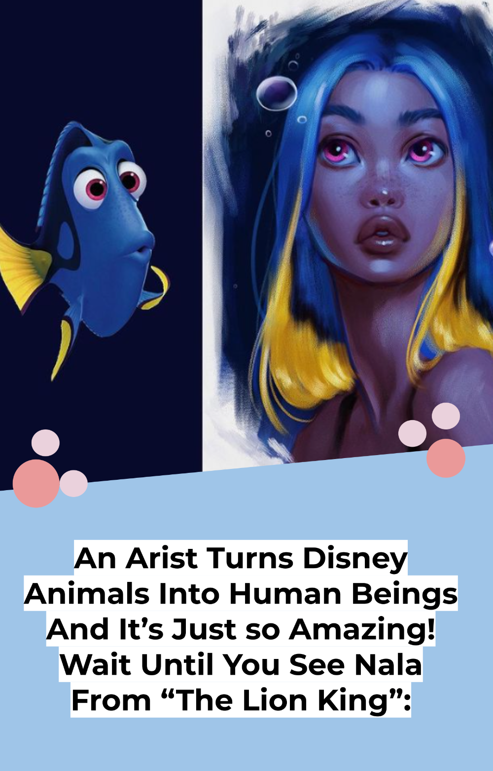 An Artist Transforms Disney Animals Into Humans