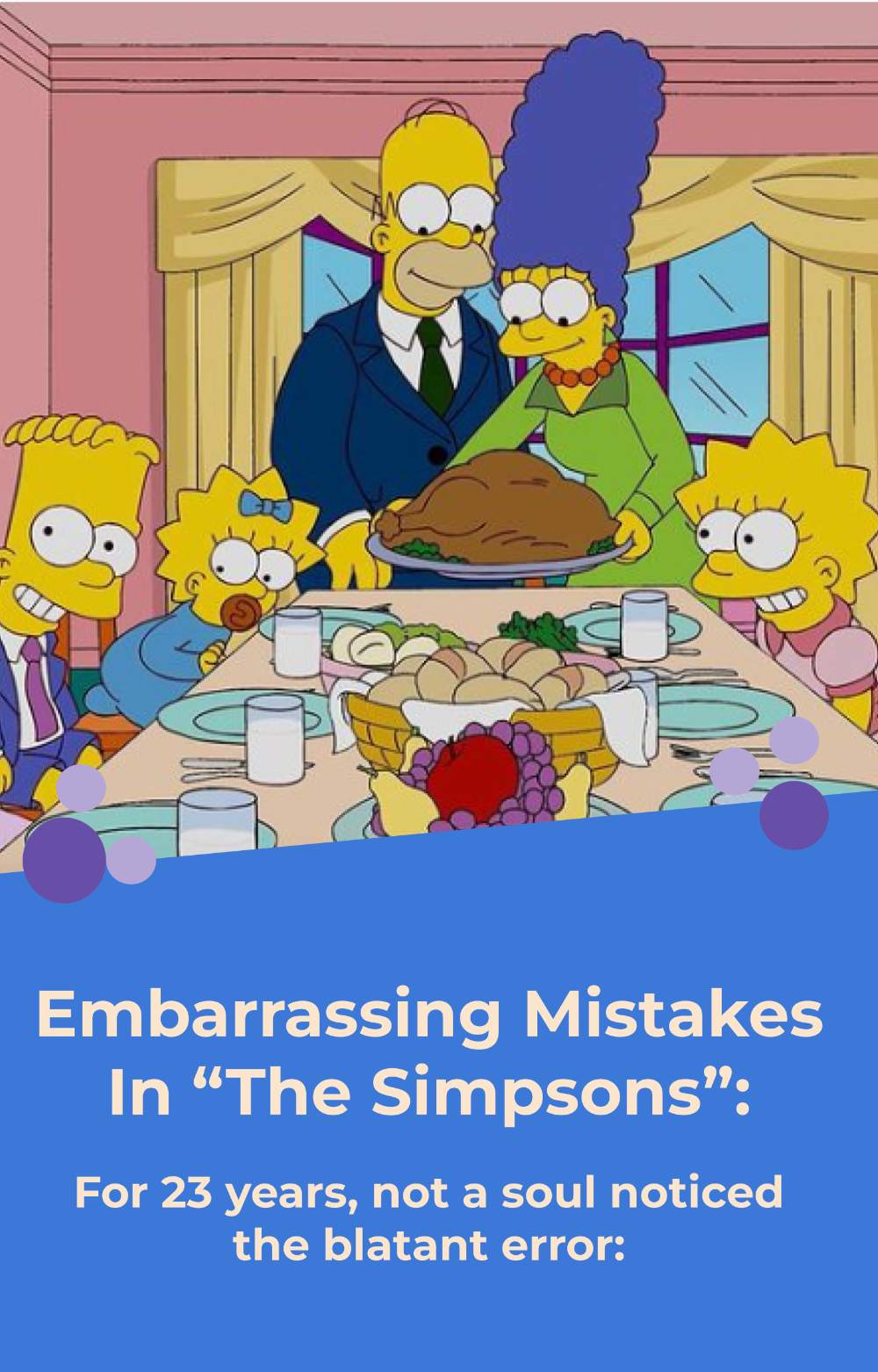 The Simpsons: Mistakes No One Noticed For Years